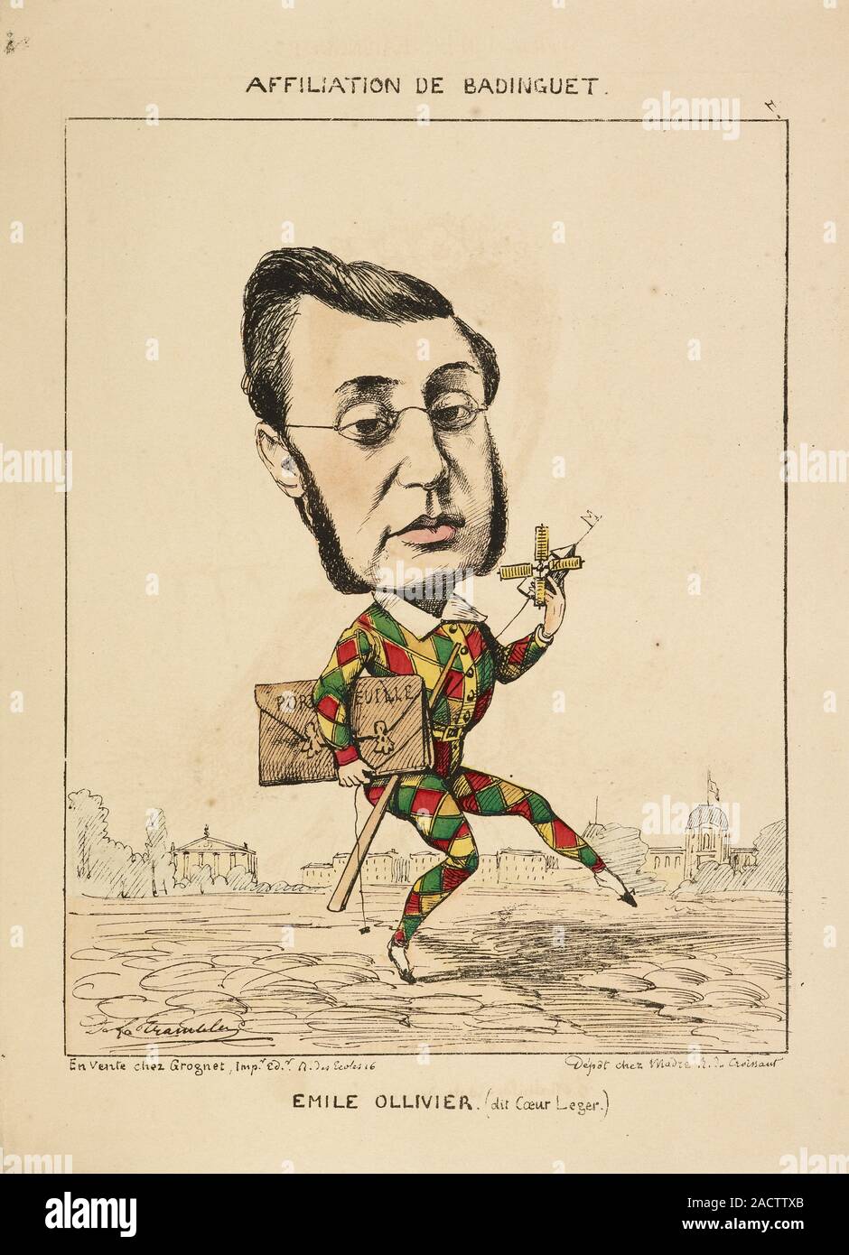 La caricatura francese - Emile Ollivier, raccolta de Caricature et de ...