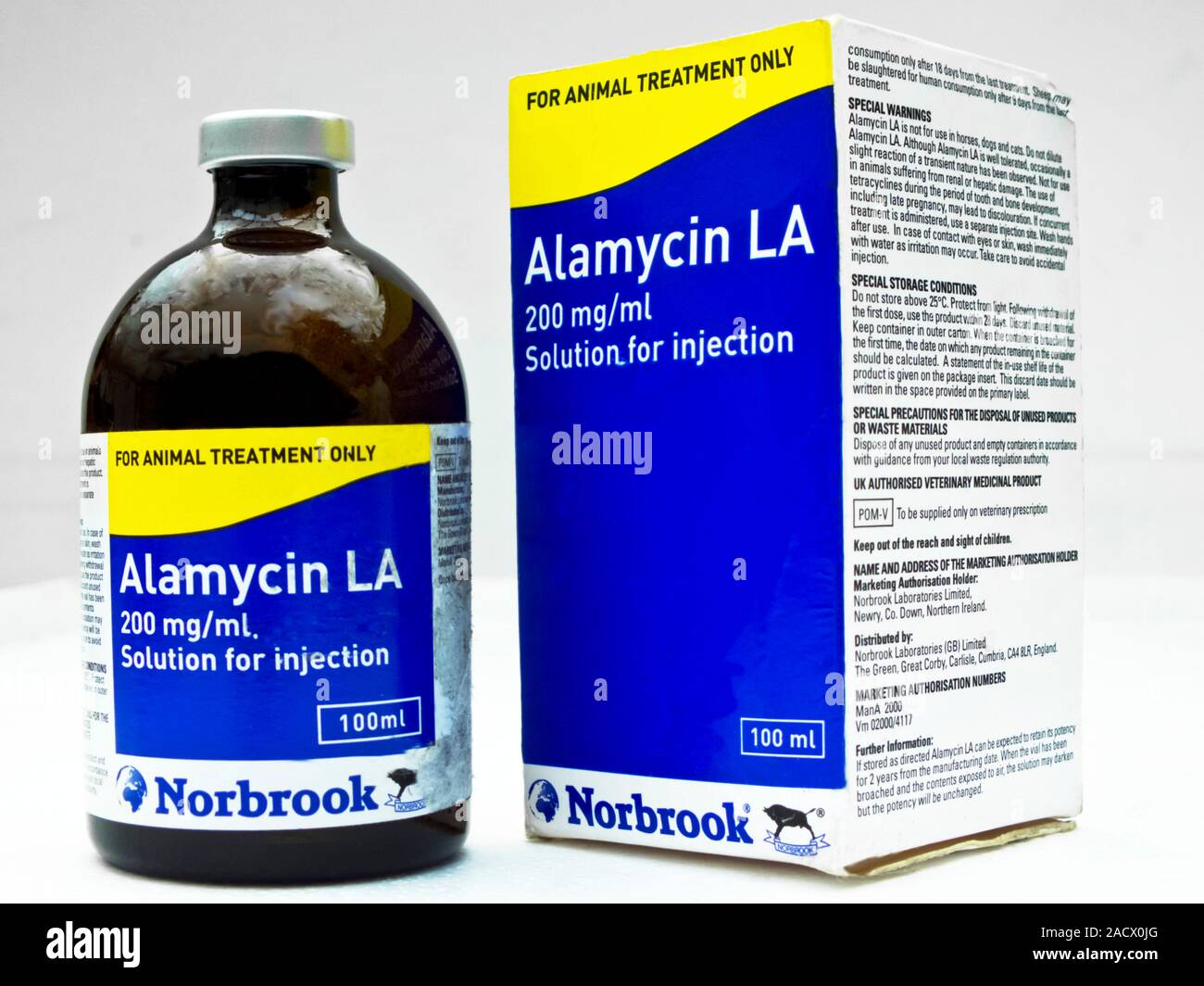 Alamycin soluzione di antibiotico. Alamycin è un antibiotico ...