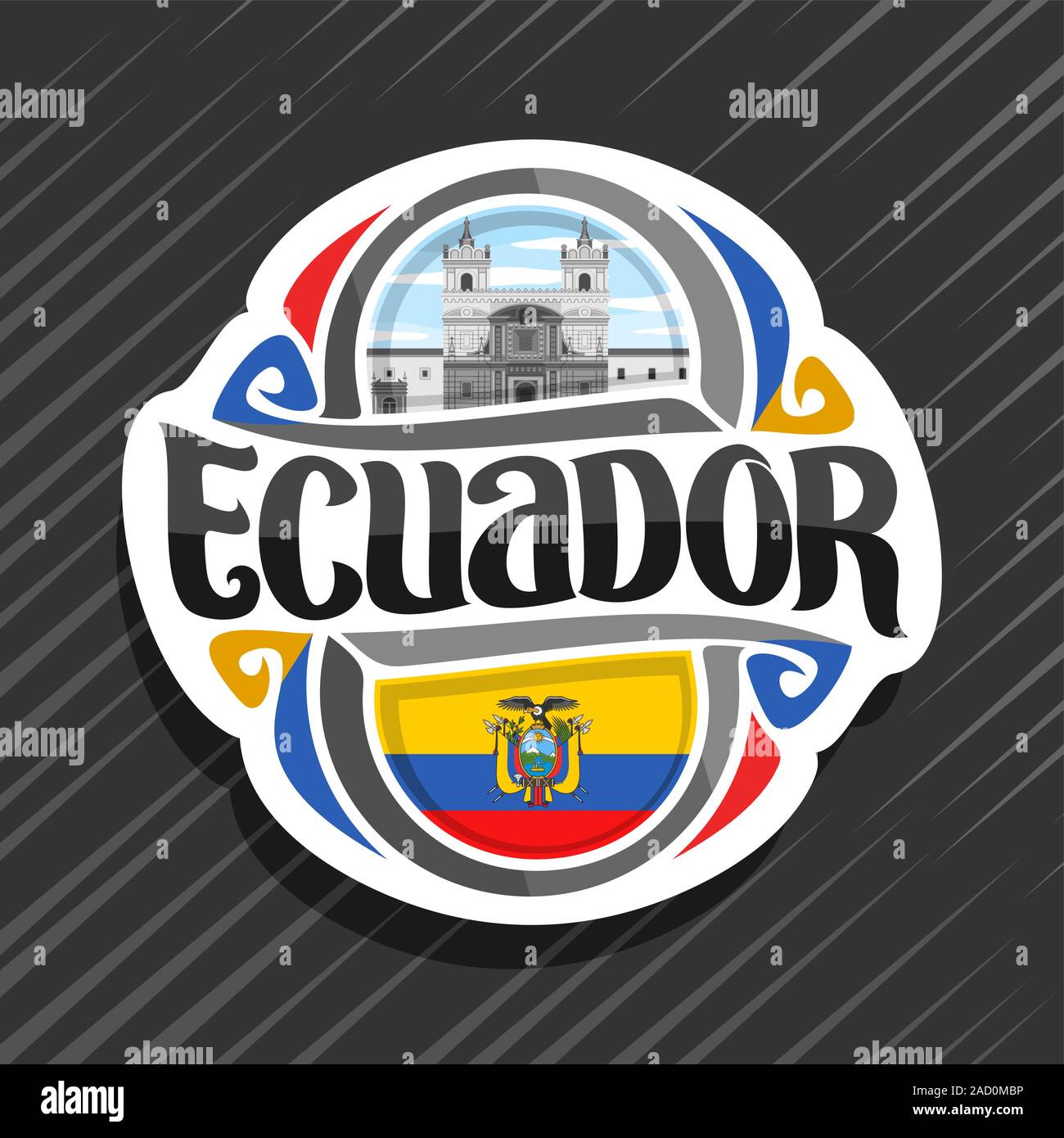 Chiesa ecuador Immagini Vettoriali Stock - Alamy