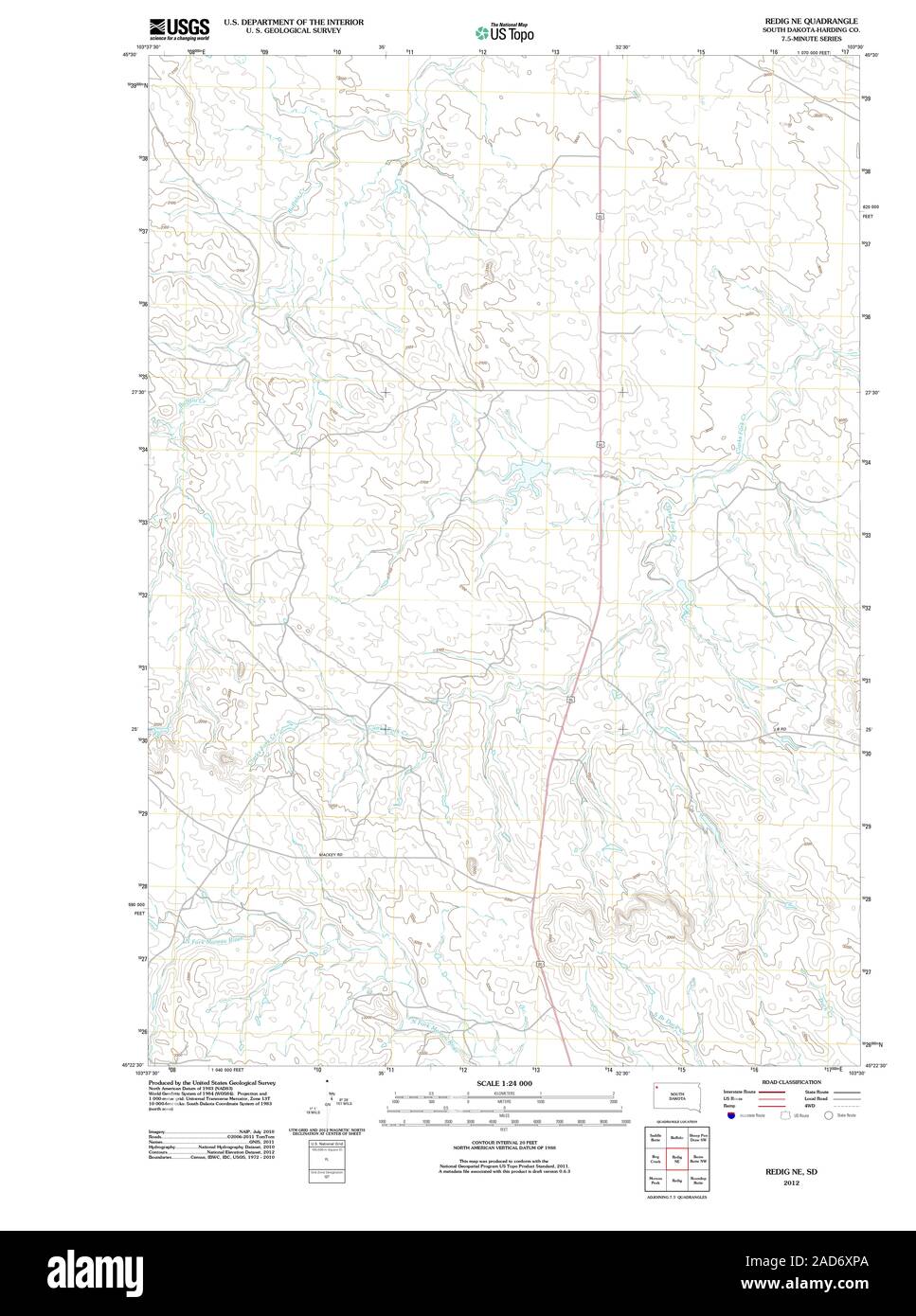 Redig mappa del dakota del sud immagini e fotografie stock ad alta ...