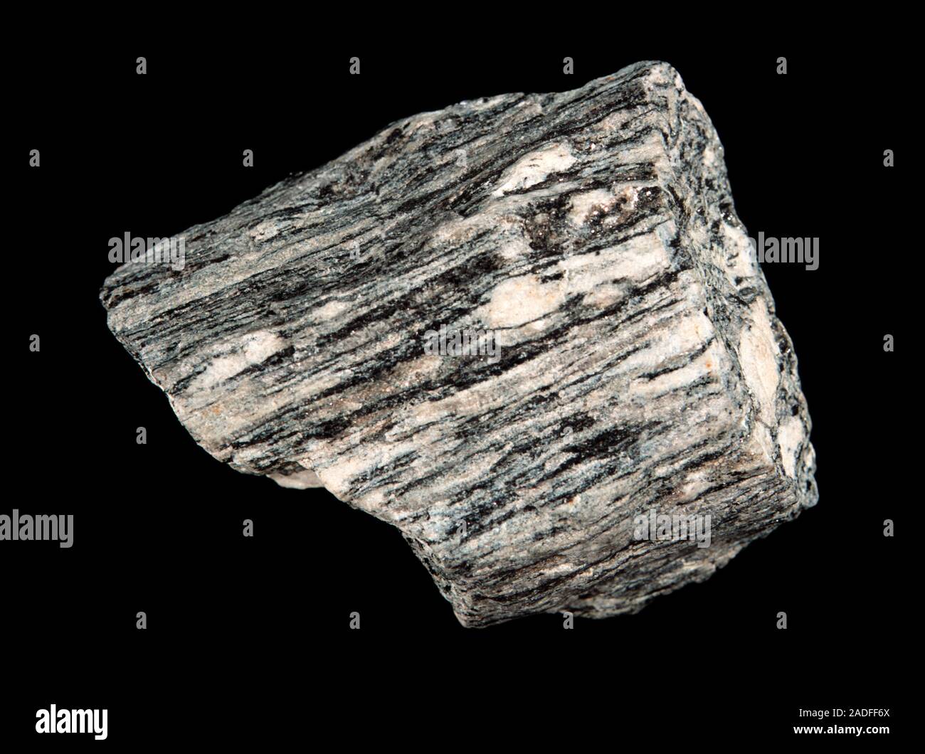 Gneiss rocce metamorfiche. Gneiss è formata quando la roccia ignea (ad ...