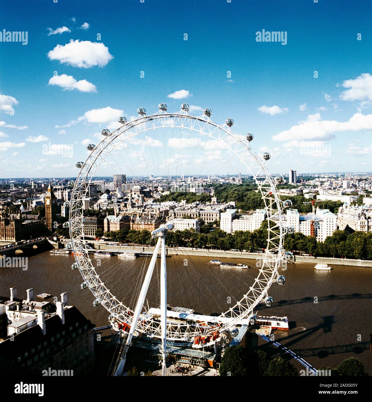 Il London Eye. Questa enorme struttura, precedentemente noto come il ...
