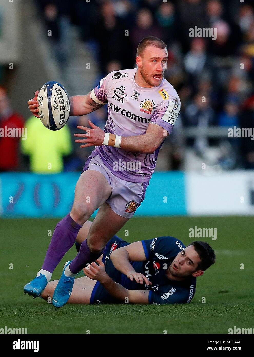 I capi di exeter stuart hogg salta via immagini e fotografie stock ad ...