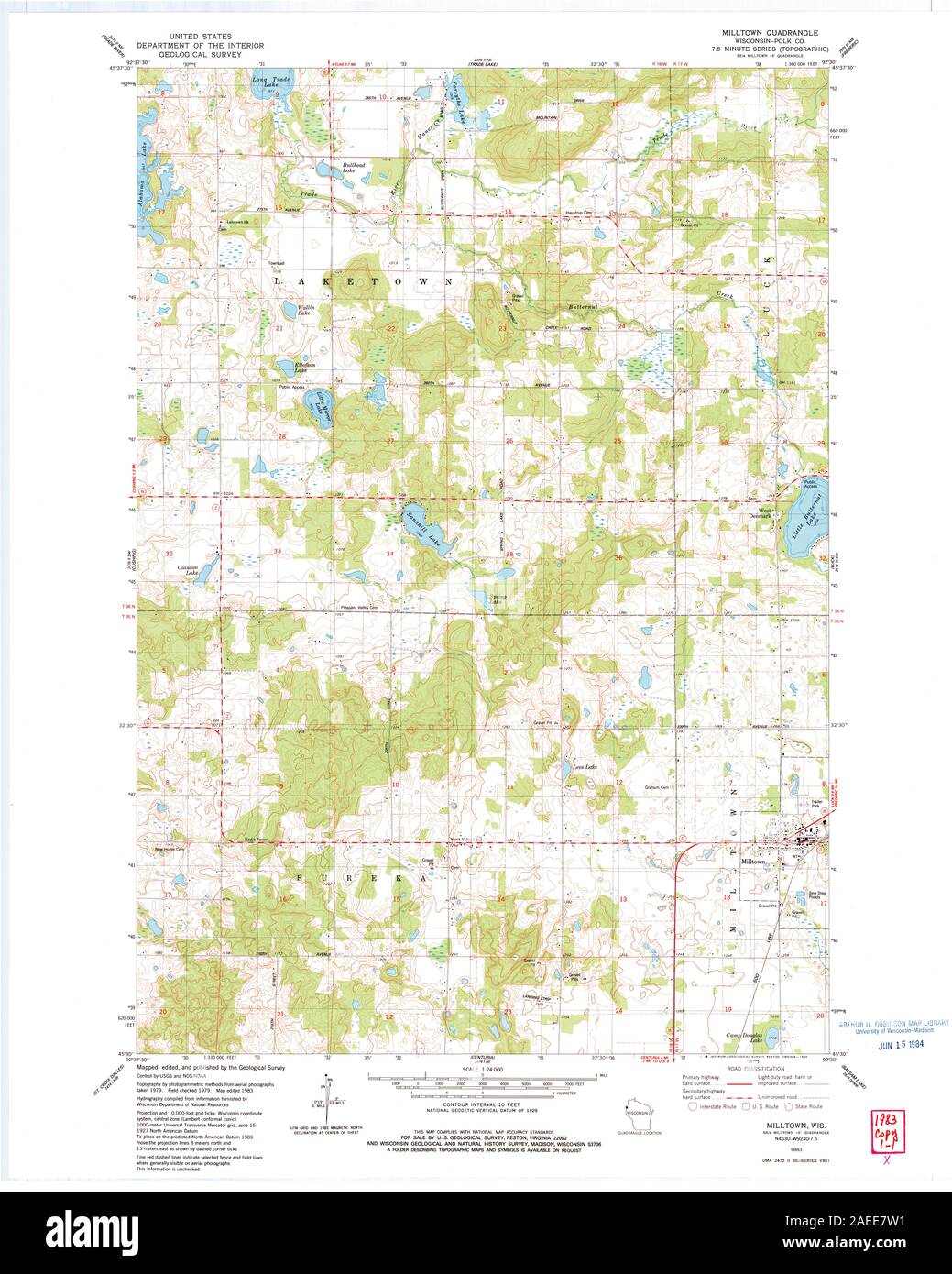Mappa di milltown immagini e fotografie stock ad alta risoluzione - Alamy