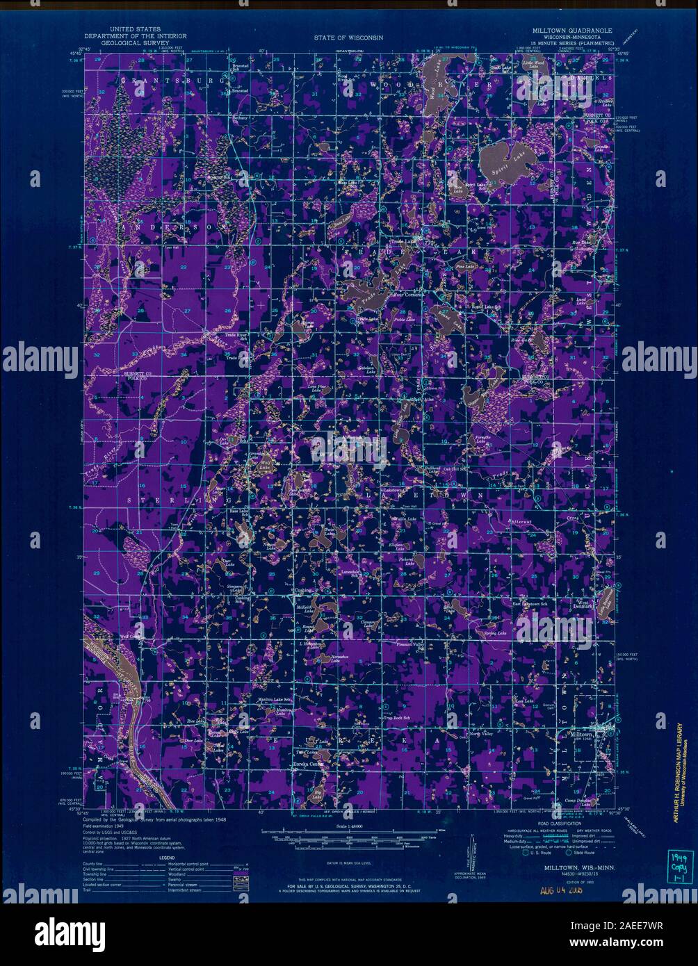 Mappa di milltown immagini e fotografie stock ad alta risoluzione - Alamy