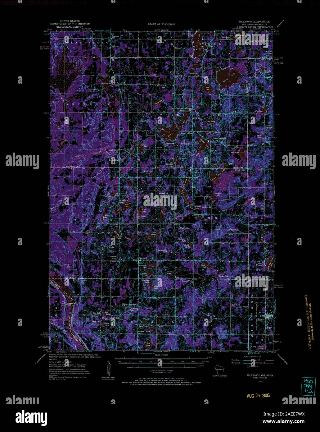 Mappa di milltown immagini e fotografie stock ad alta risoluzione - Alamy