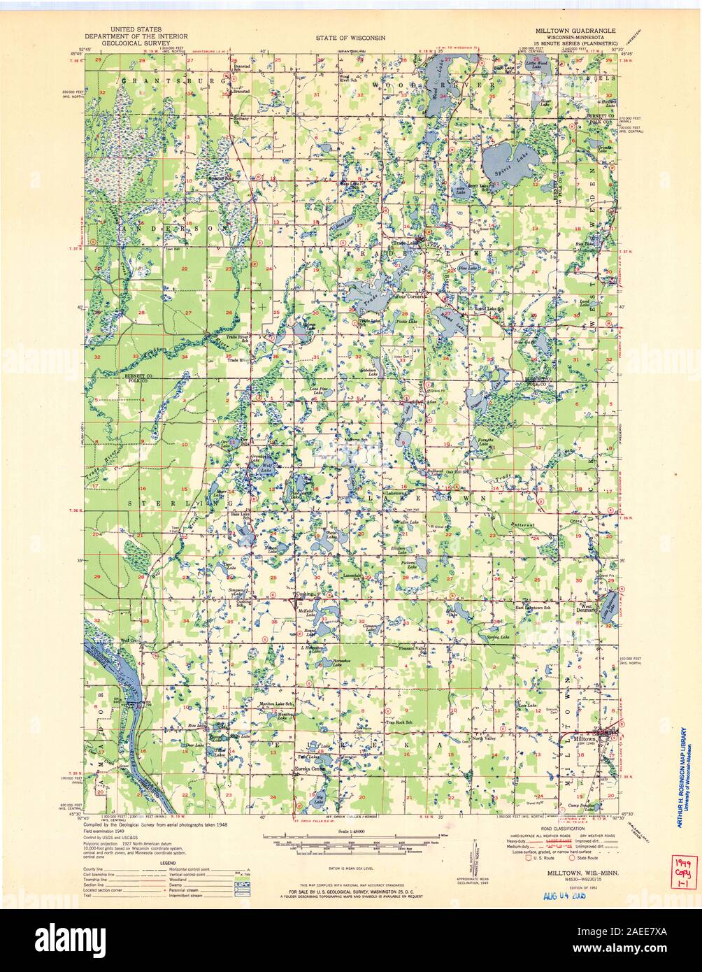 Mappa di milltown immagini e fotografie stock ad alta risoluzione - Alamy
