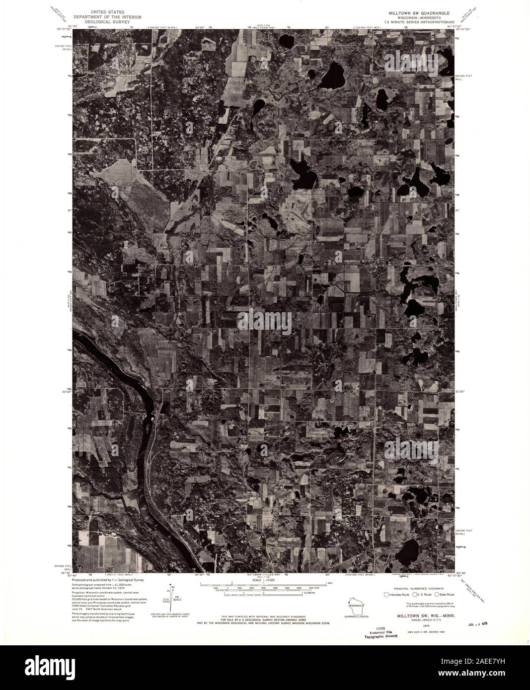 Mappa di milltown immagini e fotografie stock ad alta risoluzione - Alamy