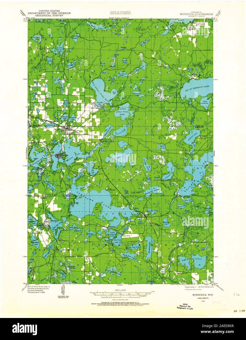 Mappa di minocqua immagini e fotografie stock ad alta risoluzione - Alamy