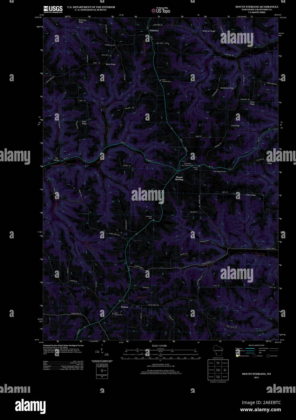 Mount sterling map immagini e fotografie stock ad alta risoluzione - Alamy