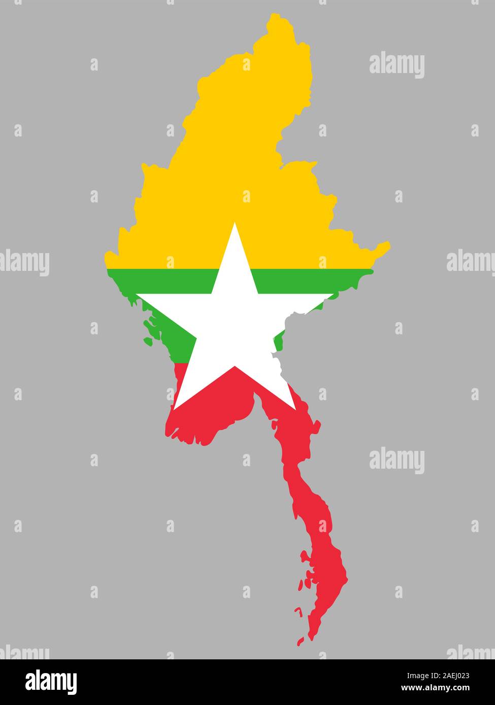 Bandiera della mappa di myanmar immagini e fotografie stock ad alta ...