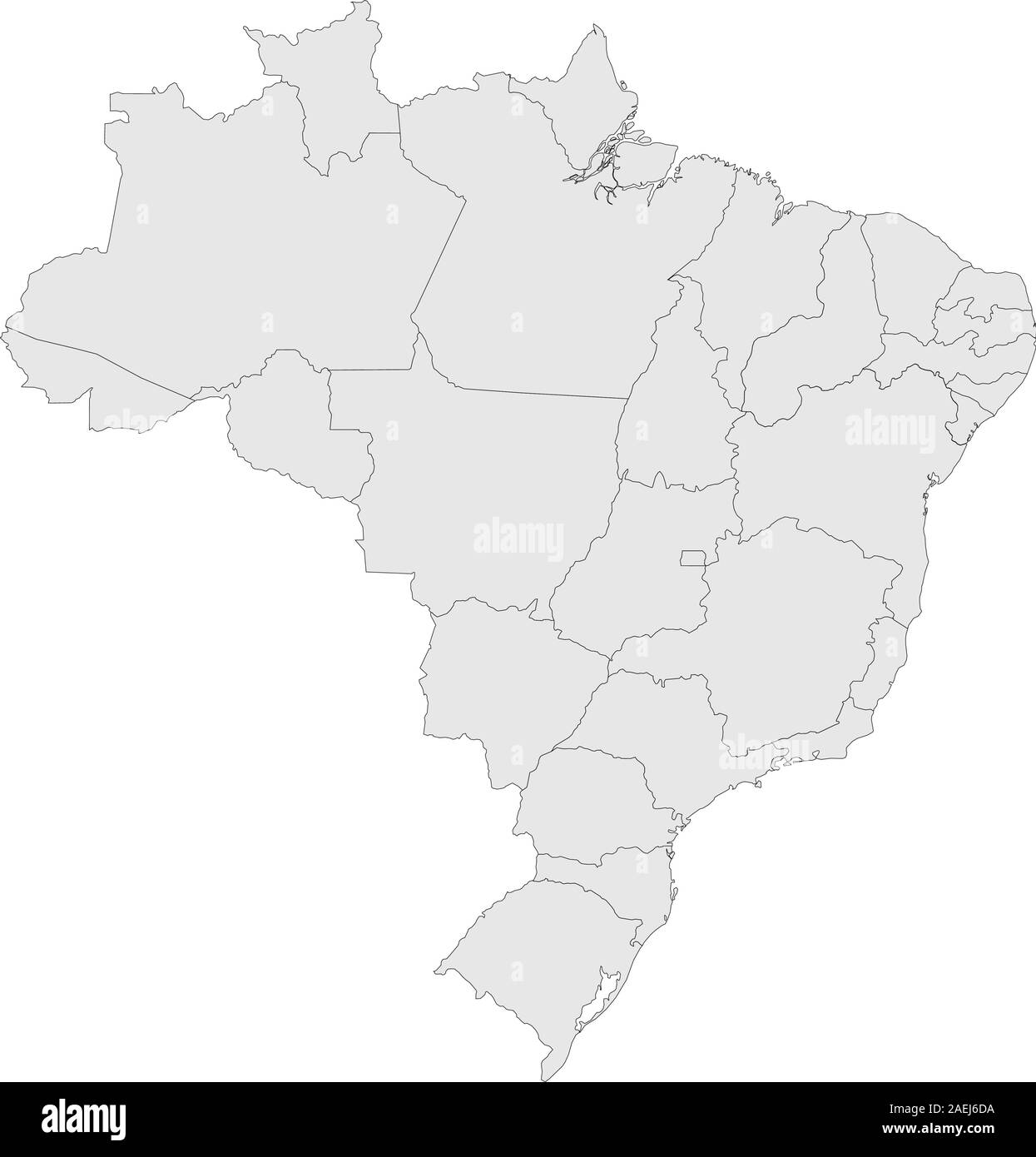 Brazil political map immagini e fotografie stock ad alta risoluzione ...