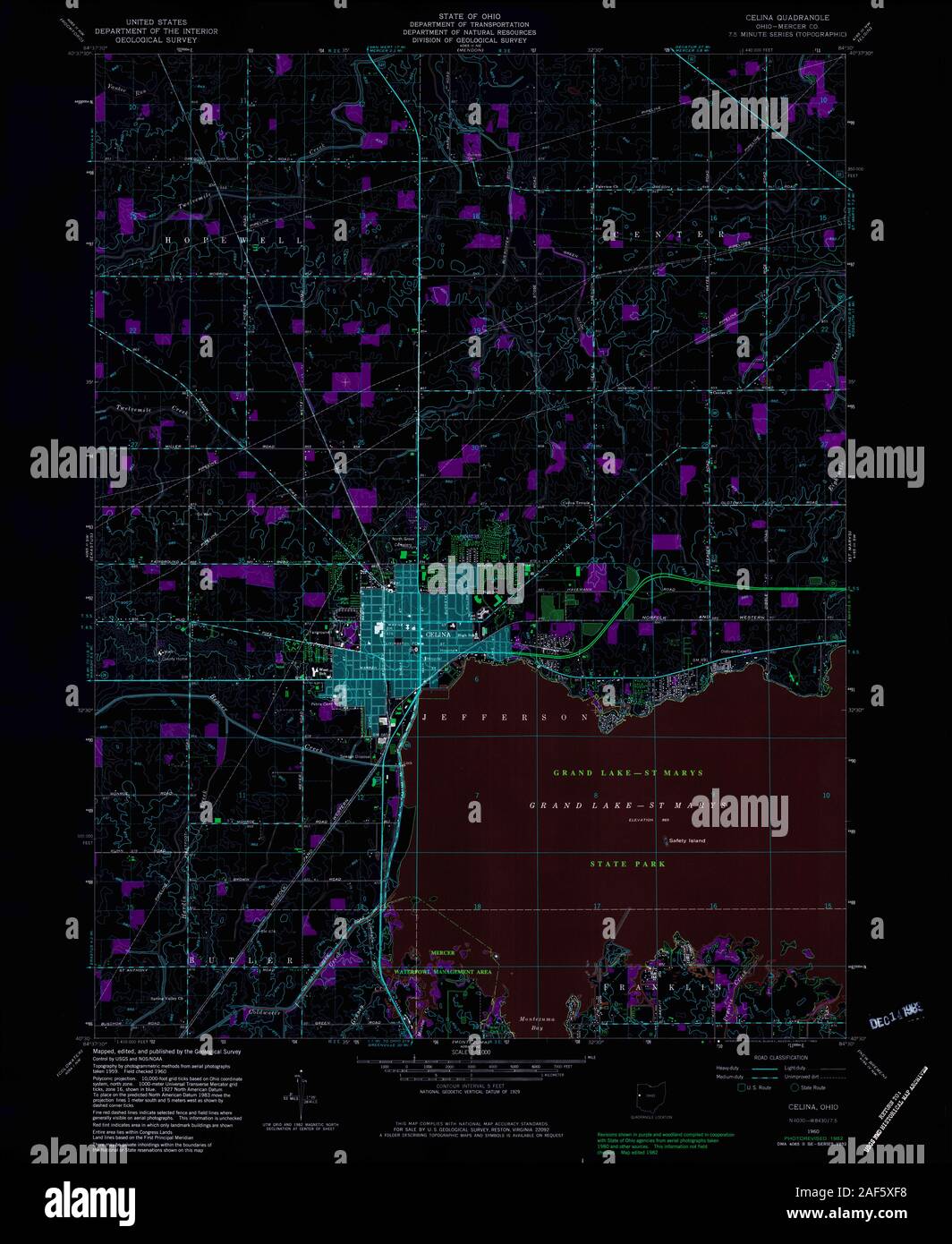 Celina ohio mappa immagini e fotografie stock ad alta risoluzione - Alamy