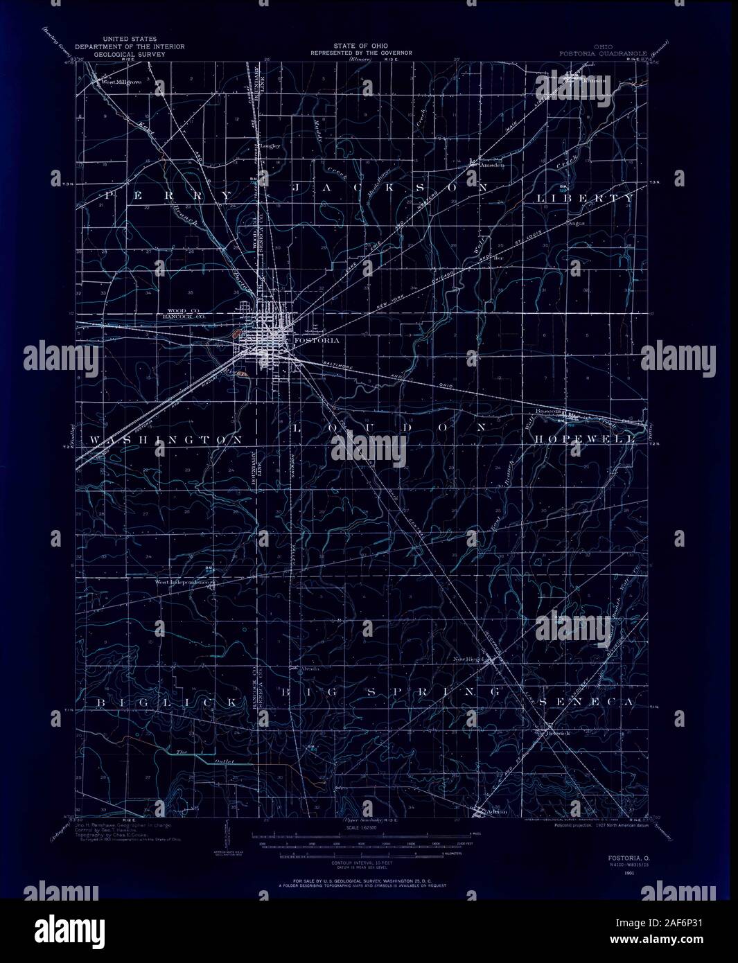 Mappa di fostoria immagini e fotografie stock ad alta risoluzione - Alamy