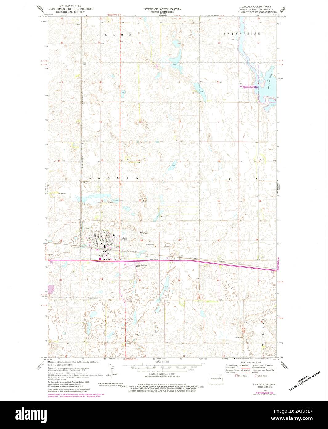 Mappa di lakota, dakota del nord immagini e fotografie stock ad alta ...