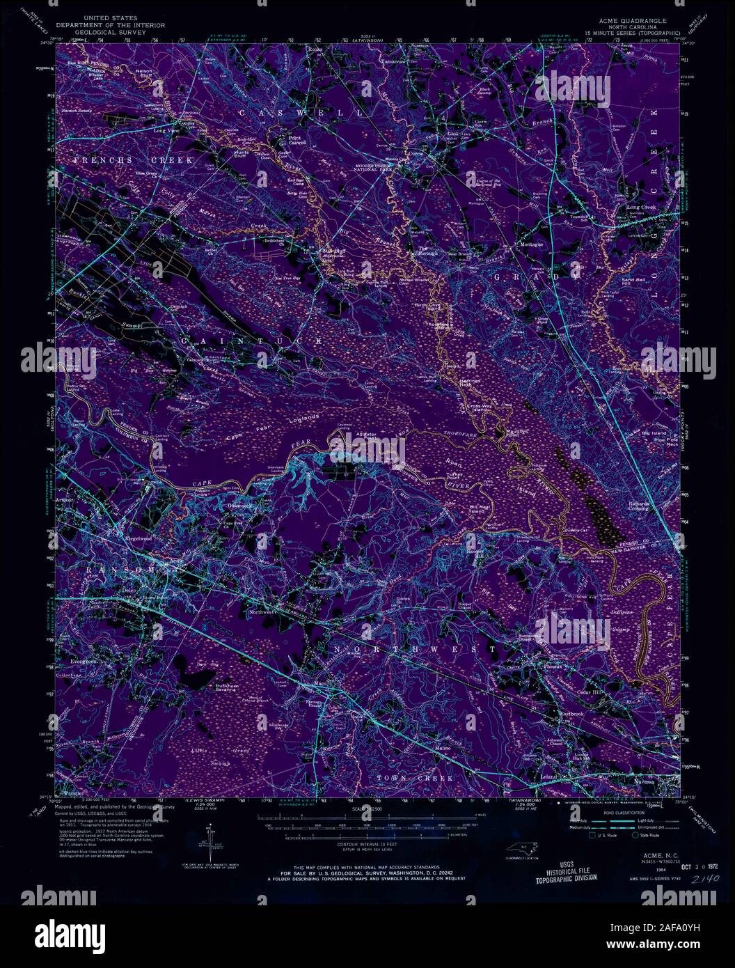 Acme map immagini e fotografie stock ad alta risoluzione - Alamy