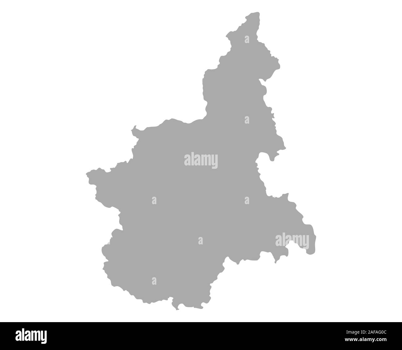 Mappa di piemonte Foto e Immagini Stock in Bianco e Nero - Alamy