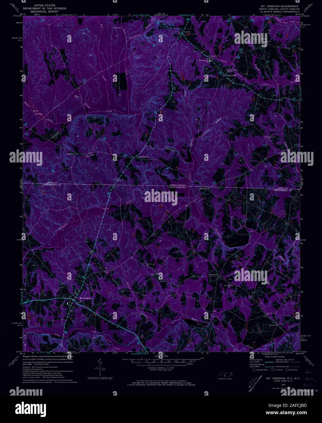 Mappa di croghan immagini e fotografie stock ad alta risoluzione - Alamy