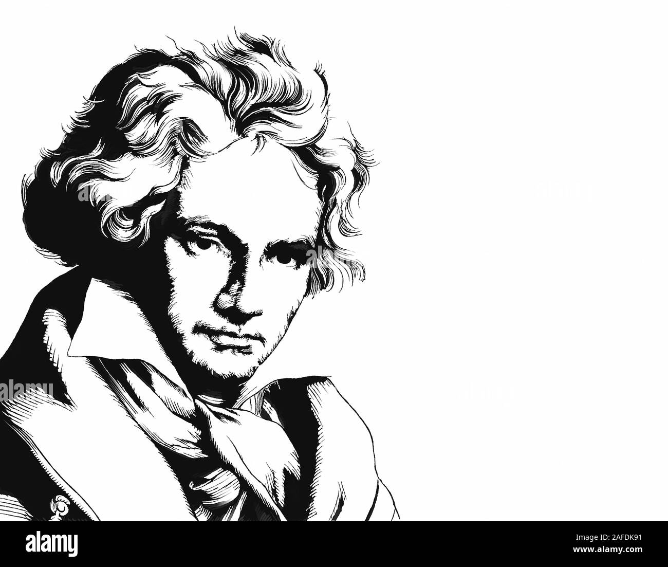 Ludwig van beethoven Foto e Immagini Stock in Bianco e Nero - Alamy