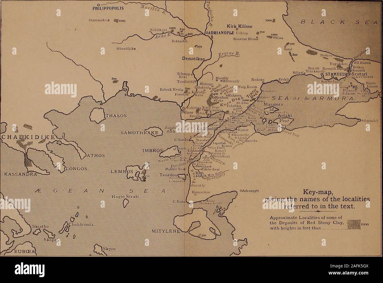 Mappa dei dardanelli immagini e fotografie stock ad alta risoluzione ...