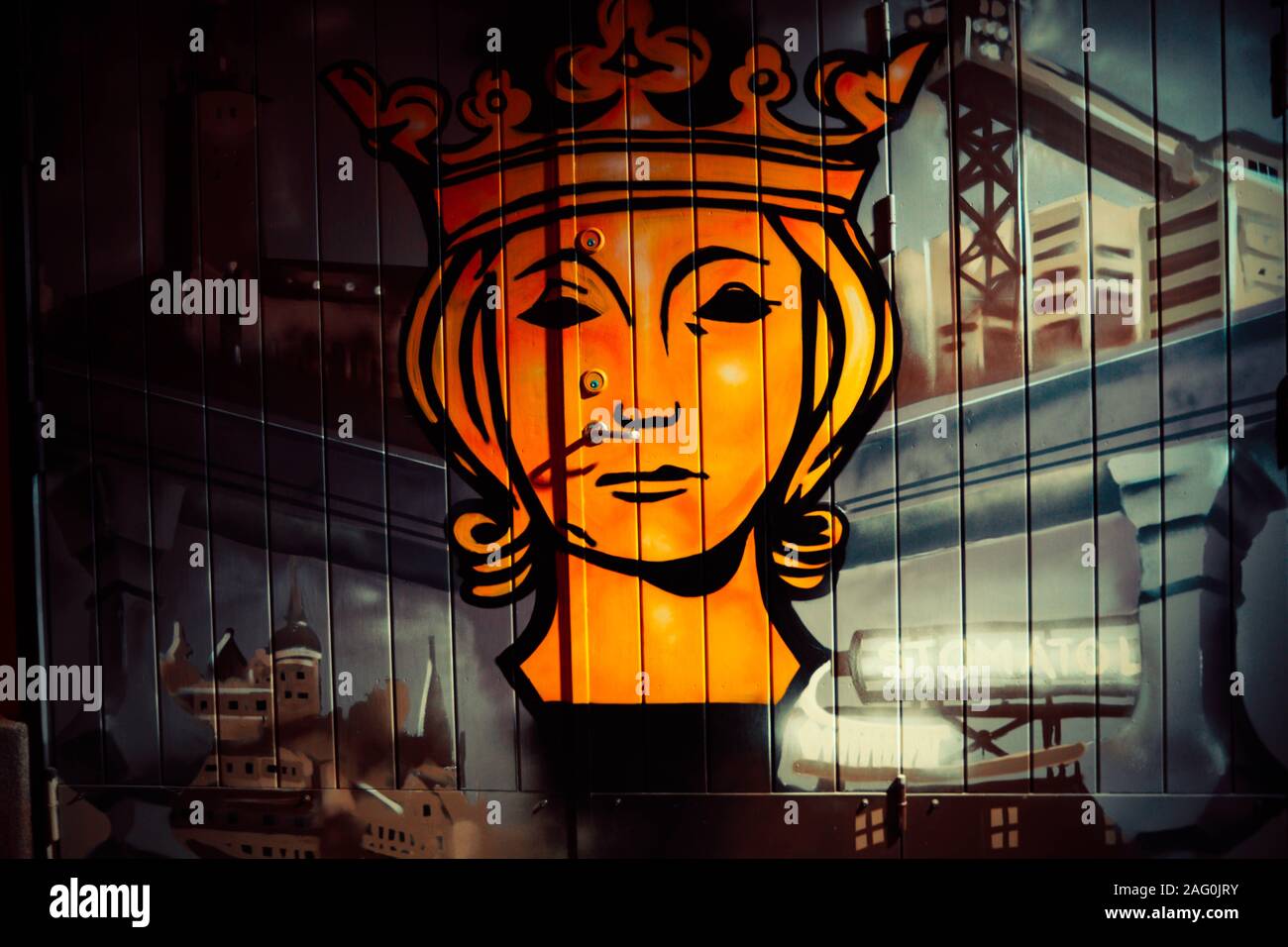 The queen graffiti immagini e fotografie stock ad alta risoluzione - Alamy