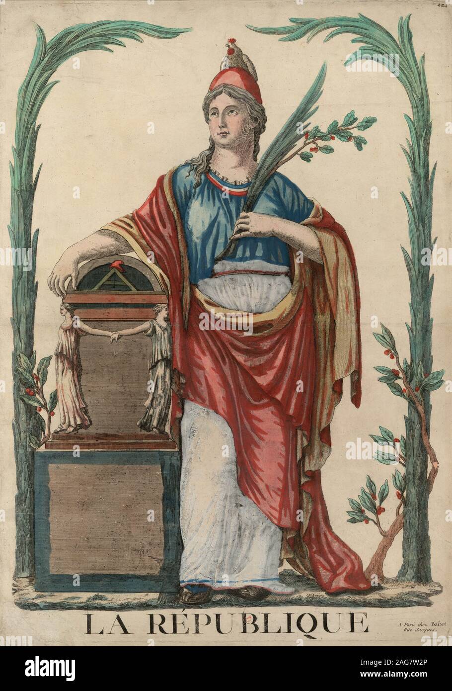 Simbolo Della Repubblica Marianna Francese Immagini e Fotos Stock - Alamy