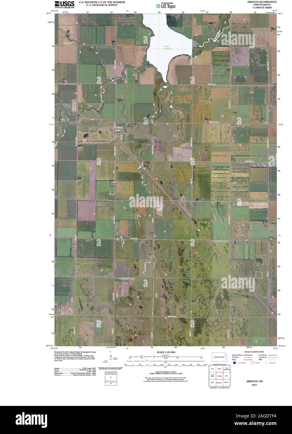 Mappa di ardoch, dakota del nord immagini e fotografie stock ad alta ...