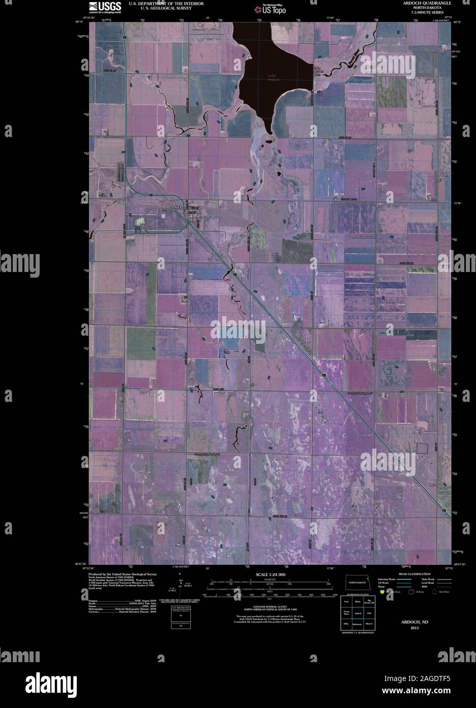 Ardoch mappa del dakota del nord immagini e fotografie stock ad alta ...