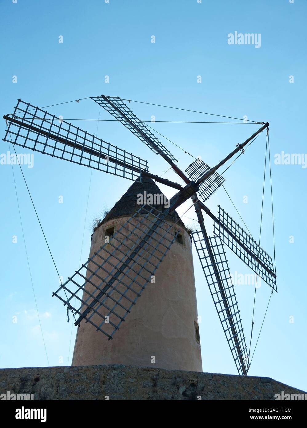 Sfondo di disegno del mulino a vento immagini e fotografie stock ad ...