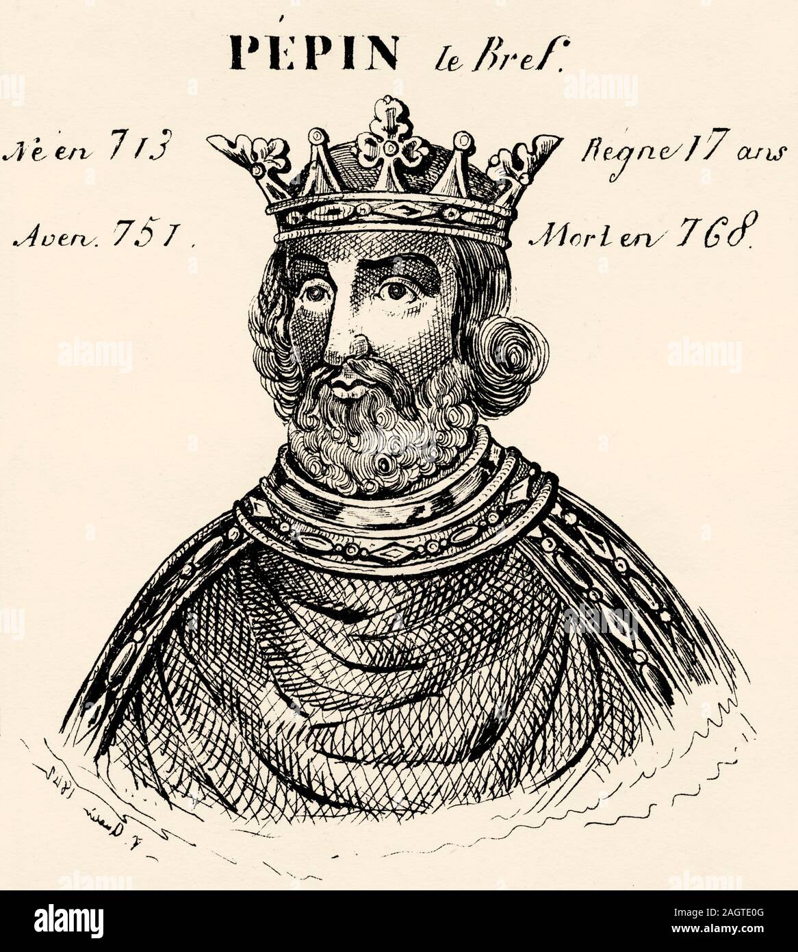 Pepin il corto immagini e fotografie stock ad alta risoluzione - Alamy