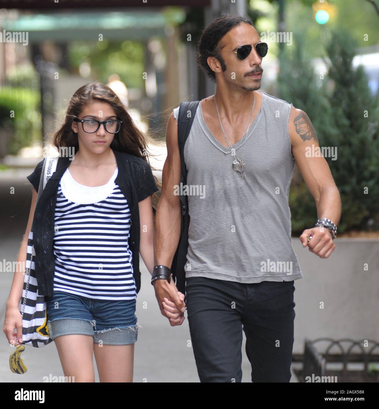 Carlos leon and lourdes maria ciccone leon immagini e fotografie stock ...