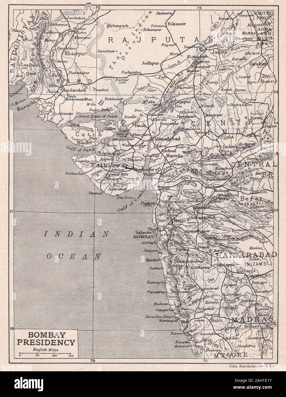 Bombay map immagini e fotografie stock ad alta risoluzione - Alamy