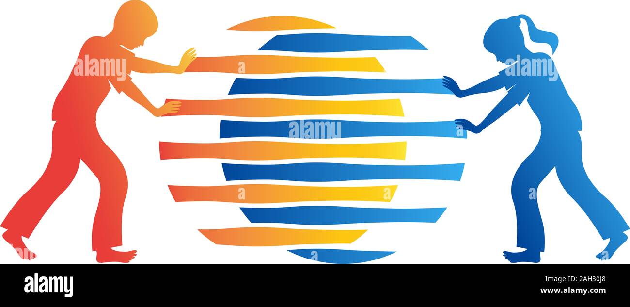 Logo della linea del cerchio immagini e fotografie stock ad alta ...