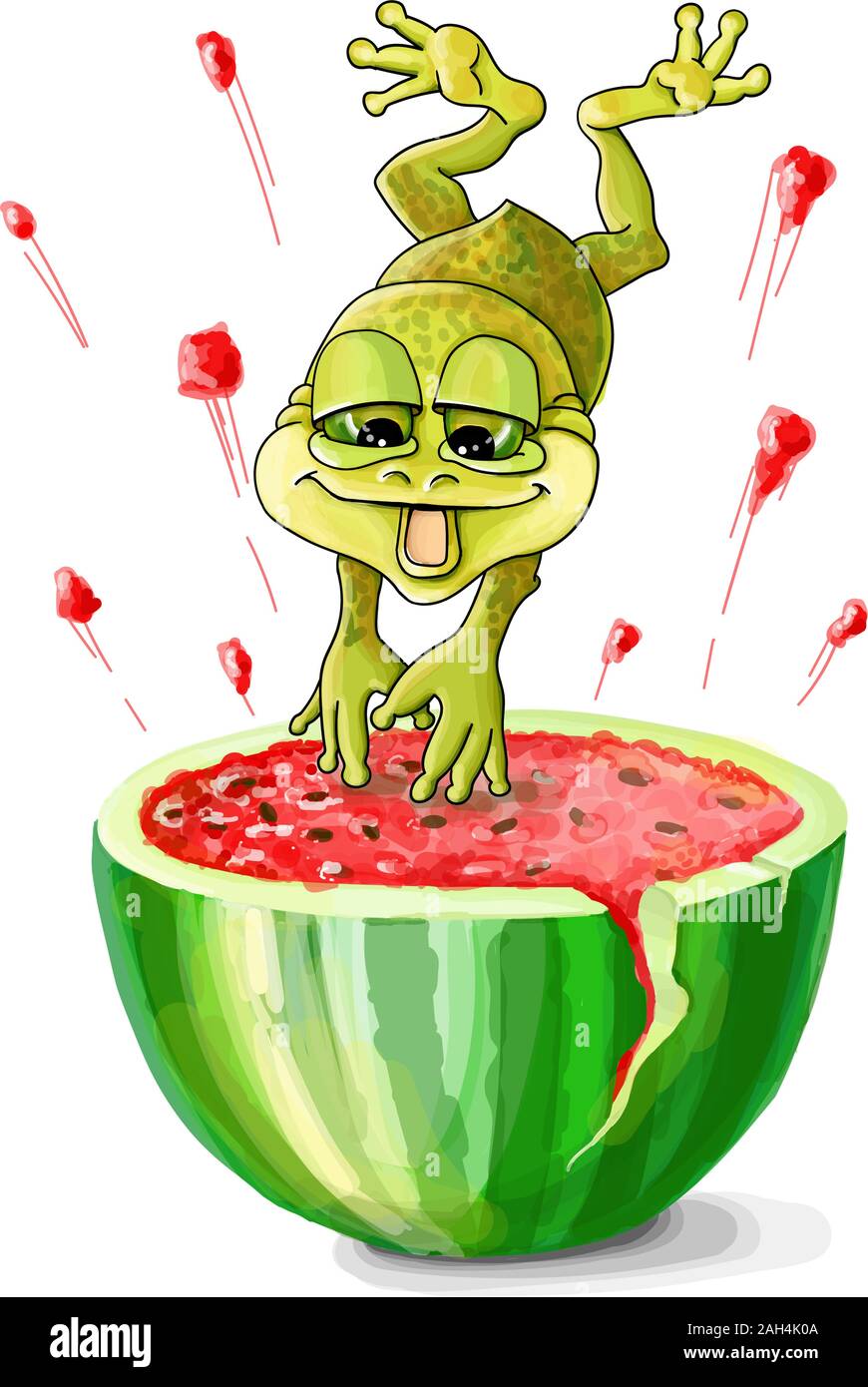 Faccia rana disegno immagini e fotografie stock ad alta risoluzione - Alamy