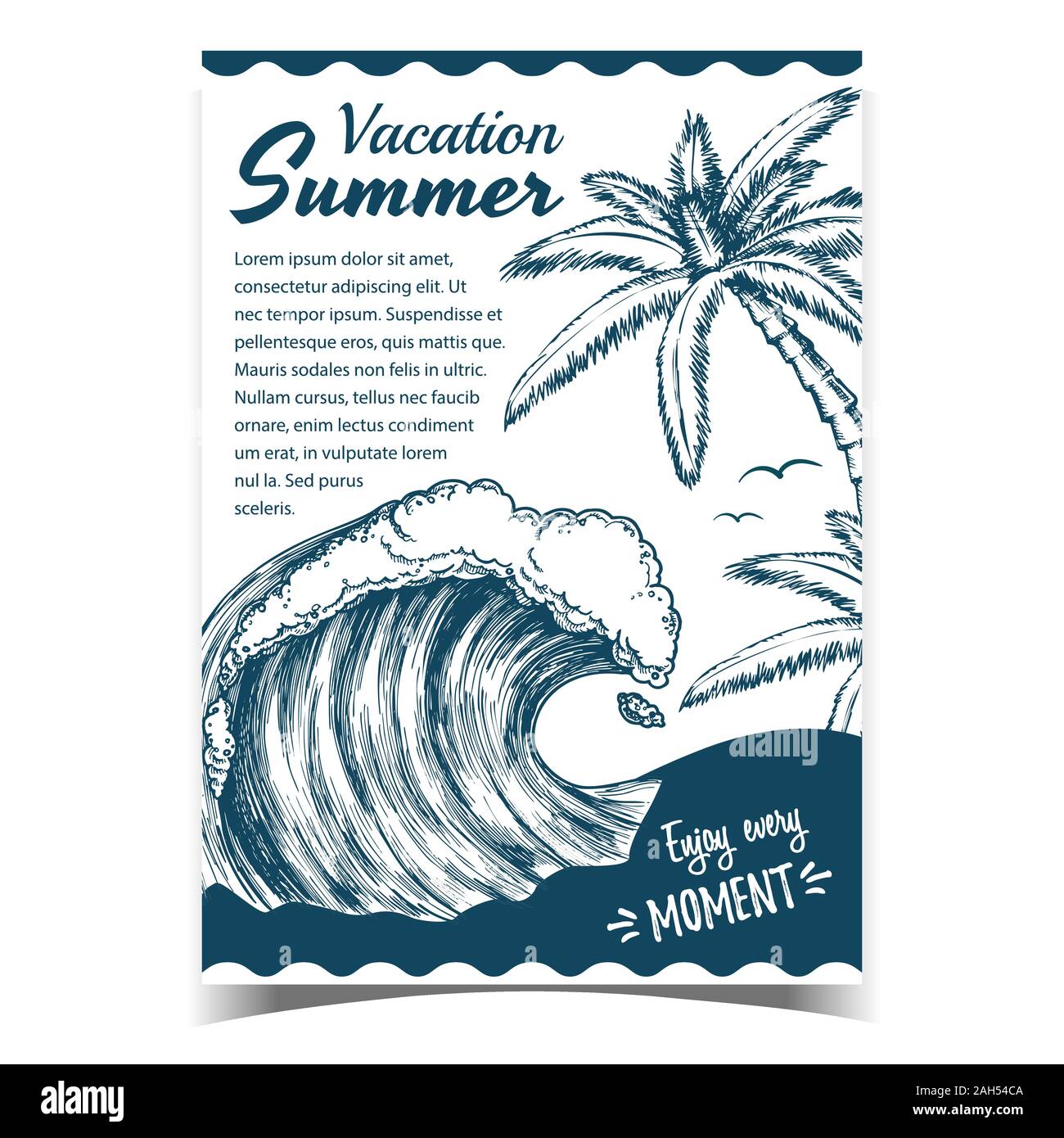 Pianta con foglie enormi Immagini Vettoriali Stock - Alamy