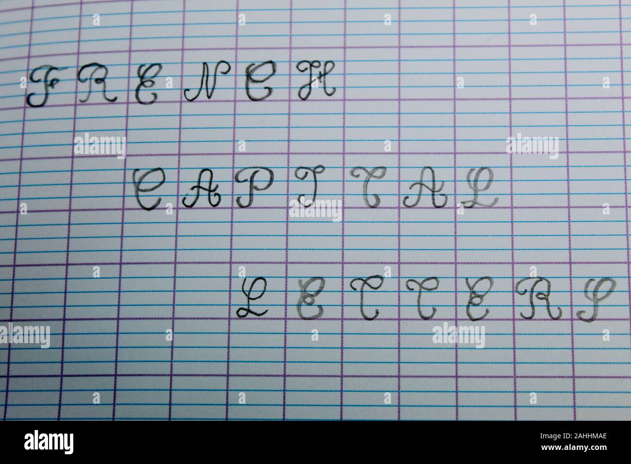 Carta a righe francese immagini e fotografie stock ad alta risoluzione ...