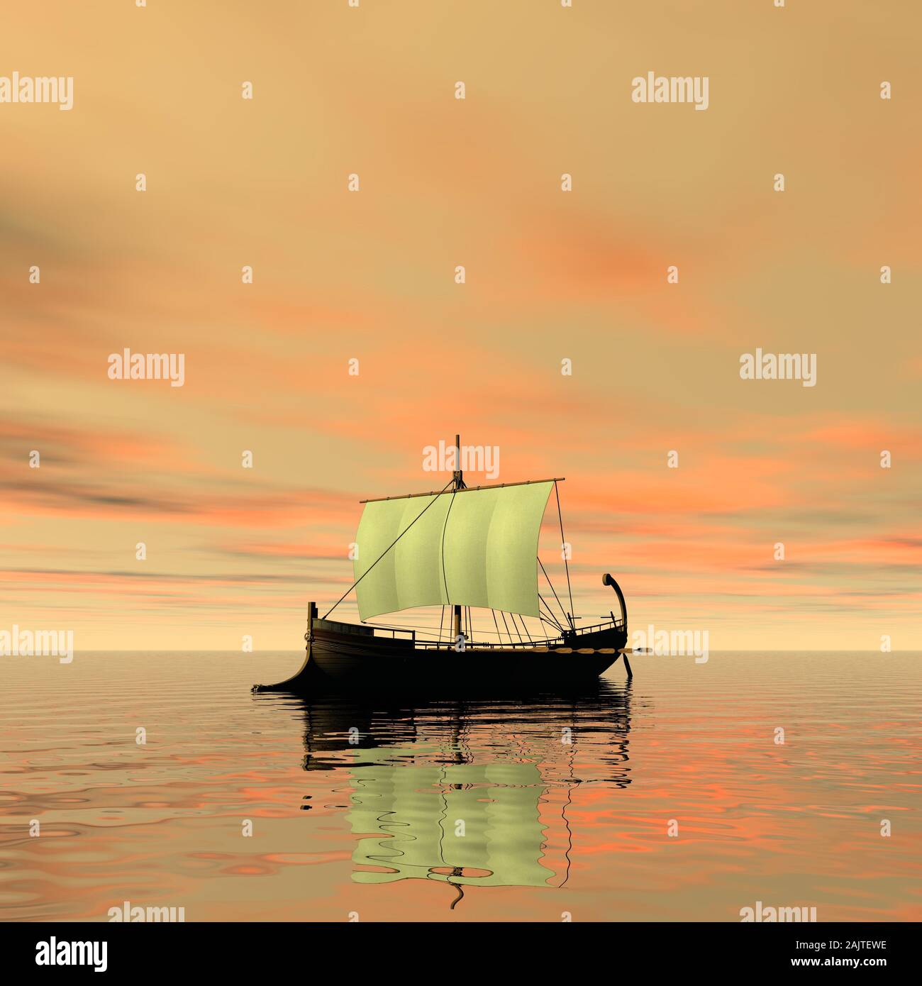 Antica nave a vela greca immagini e fotografie stock ad alta ...