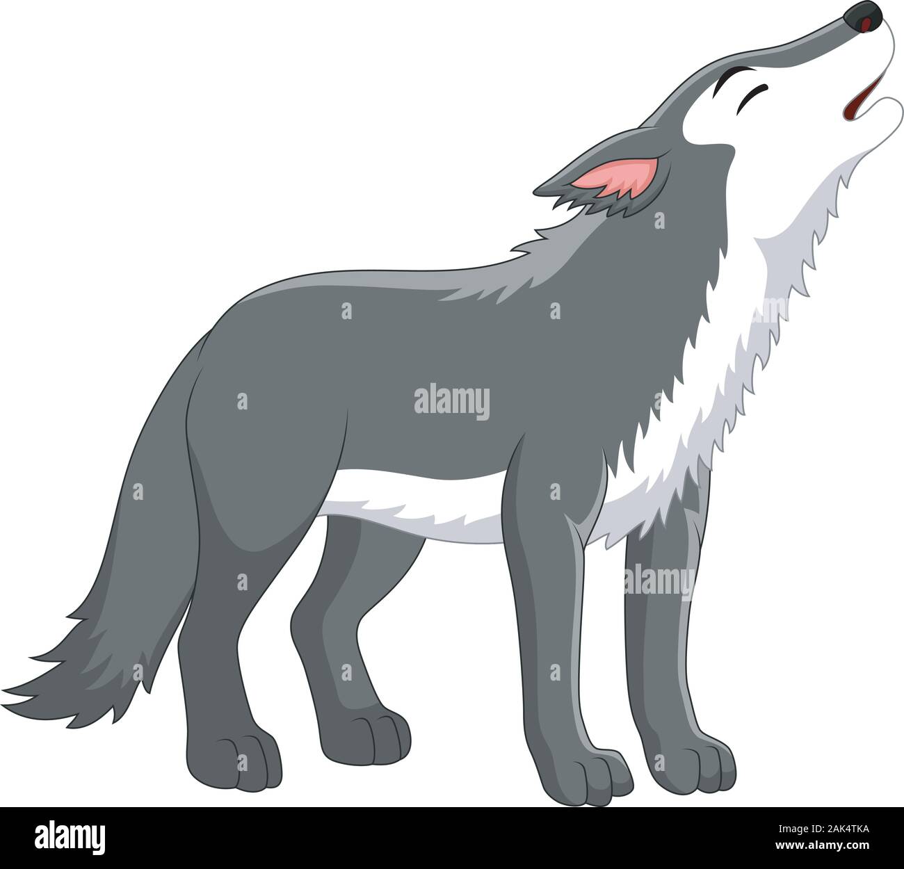 Lupo dei cartoni animati Immagini senza sfondo e Foto Stock ritagliate ...