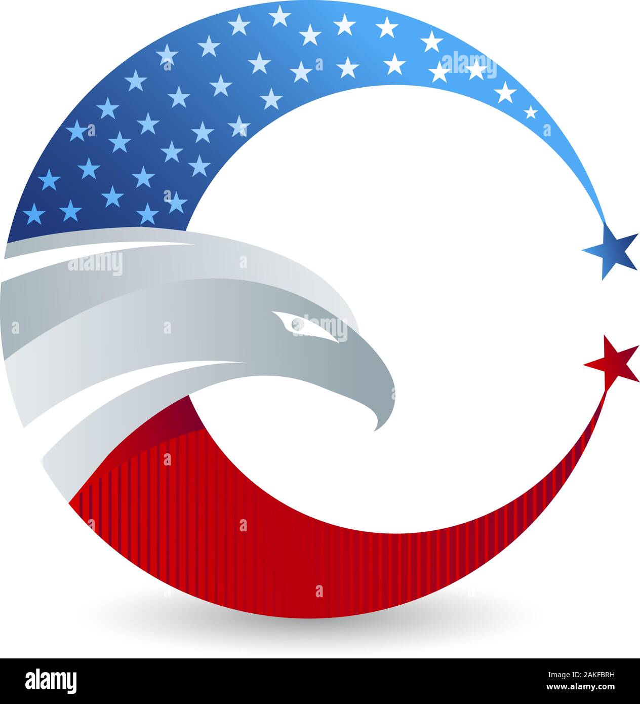 Logo dell'aquila calva immagini e fotografie stock ad alta risoluzione ...