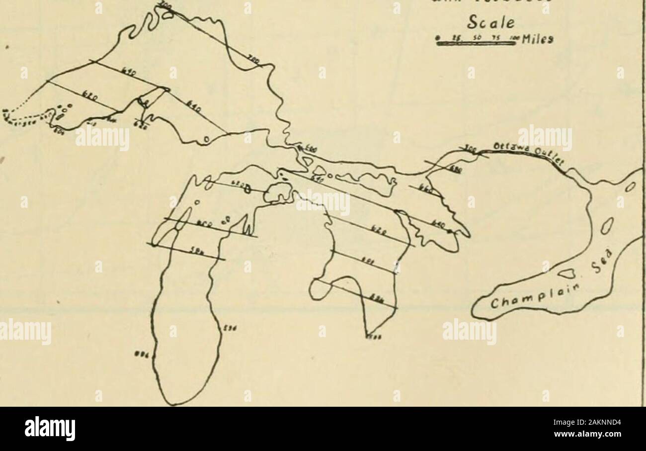 Vettore Mappa Lago Michigan Mappa Vettori Immagini e Fotos Stock - Alamy