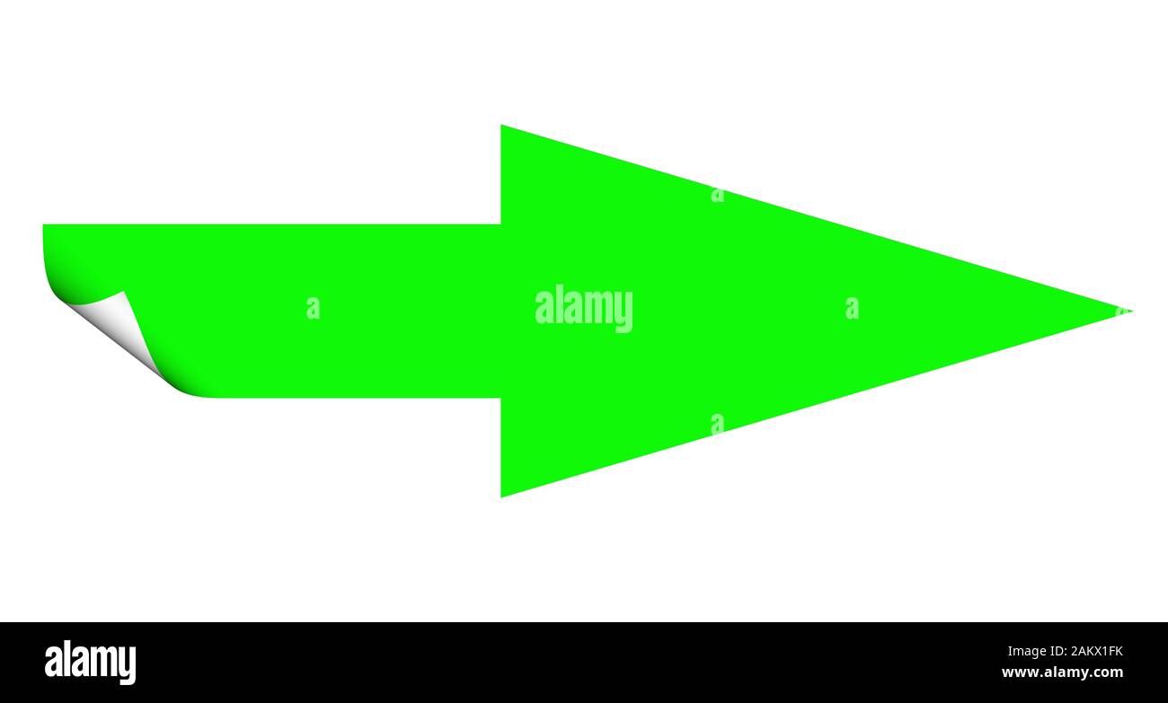 Freccia bianca sfondo verde immagini e fotografie stock ad alta ...