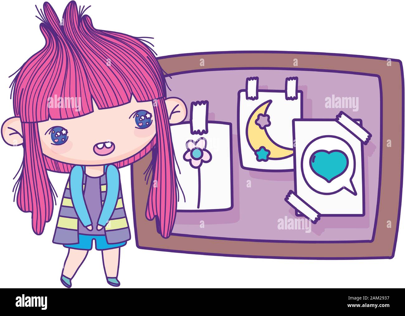 Disegni di amicizia per bambini immagini e fotografie stock ad alta ...