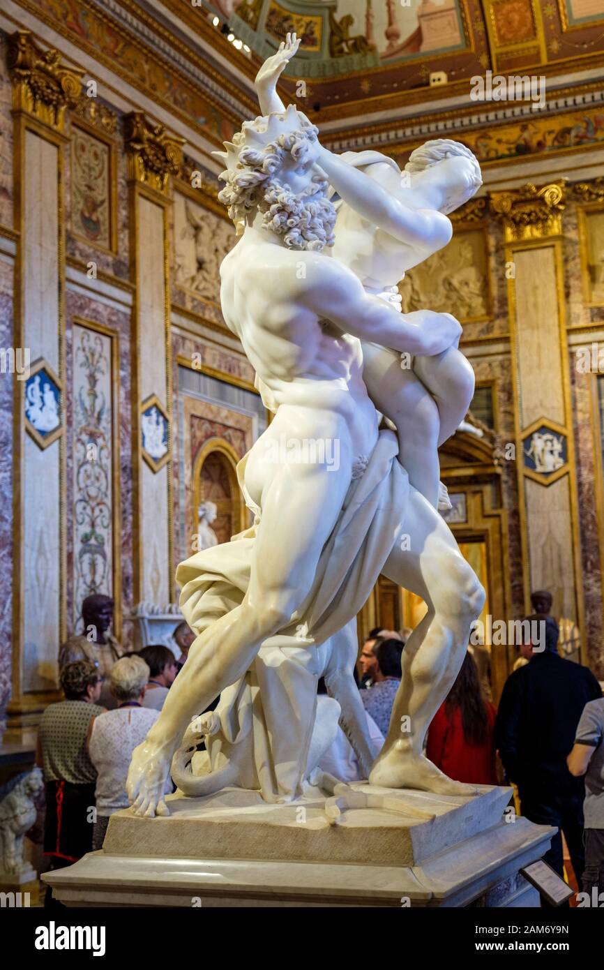 Lo stupro della scultura di Proserpina, le sculture di Gian Lorenzo ...