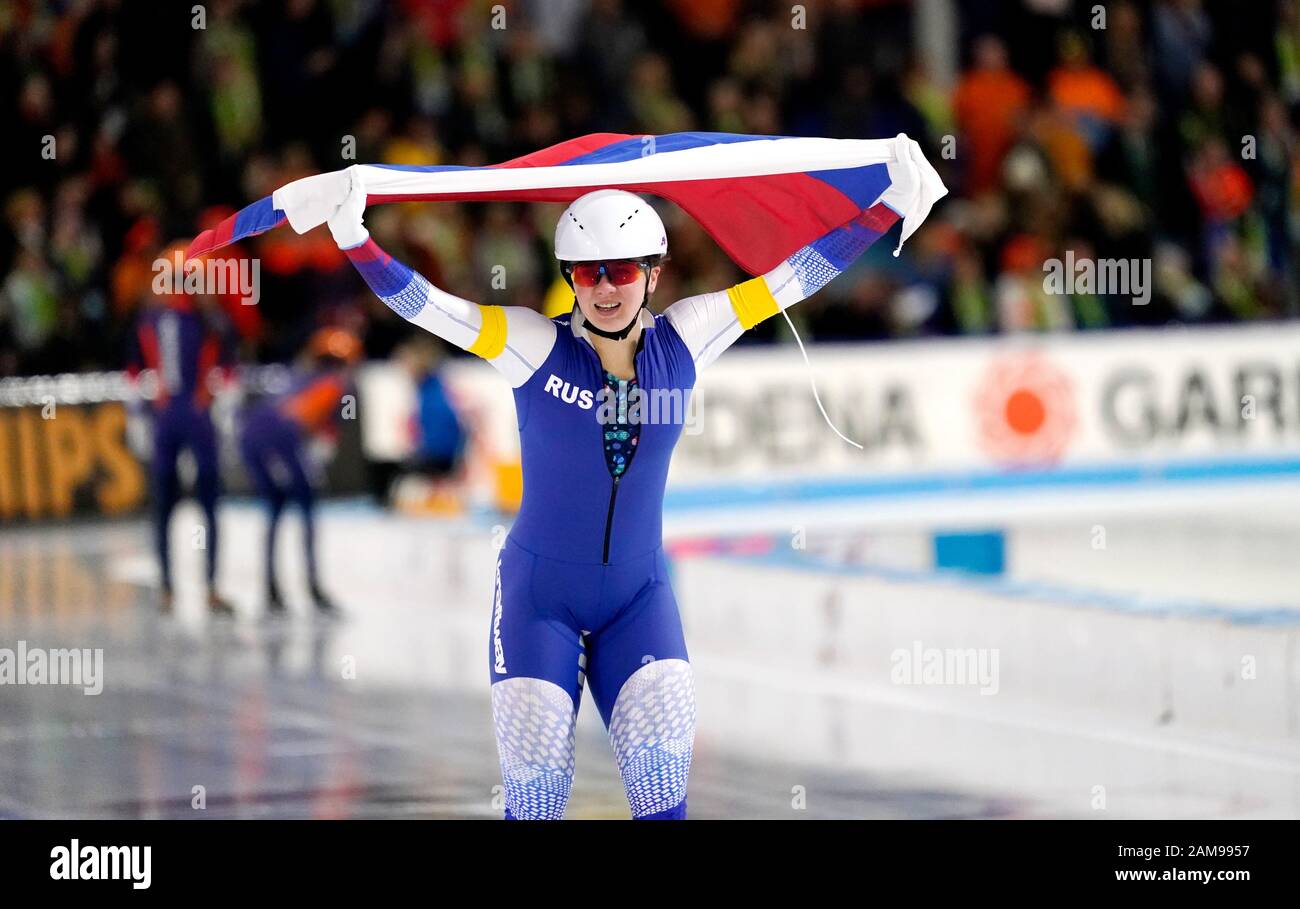 10-01-2020 SCHAATSEN: ISU EK AFSTANDEN: Heerenveen Team Sprint Daria ...