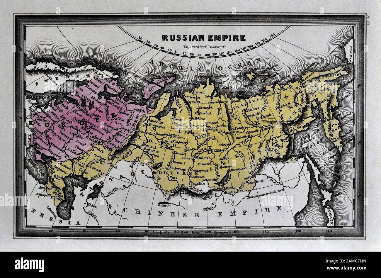Mappa fisica russia immagini e fotografie stock ad alta risoluzione - Alamy