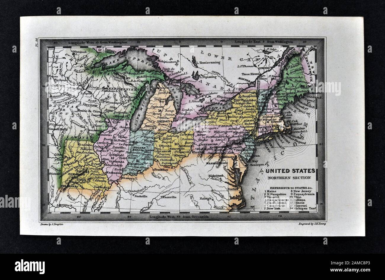 Mappa politica del missouri immagini e fotografie stock ad alta ...