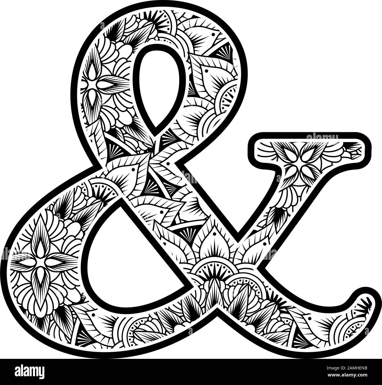 Simbolo e commerciale Immagini Vettoriali Stock - Alamy