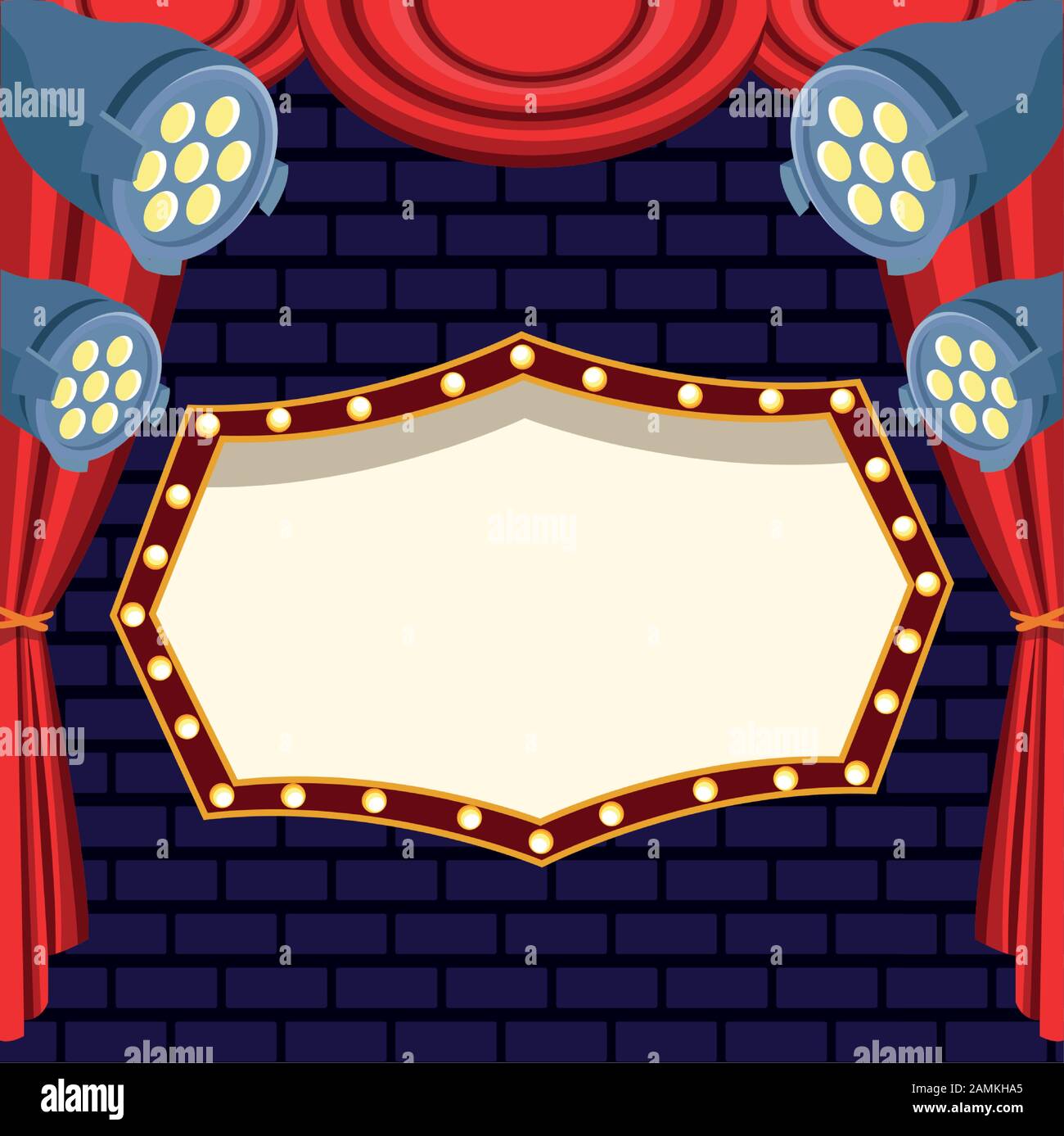 Sfondo risate spettacolo live Immagini Vettoriali Stock - Alamy