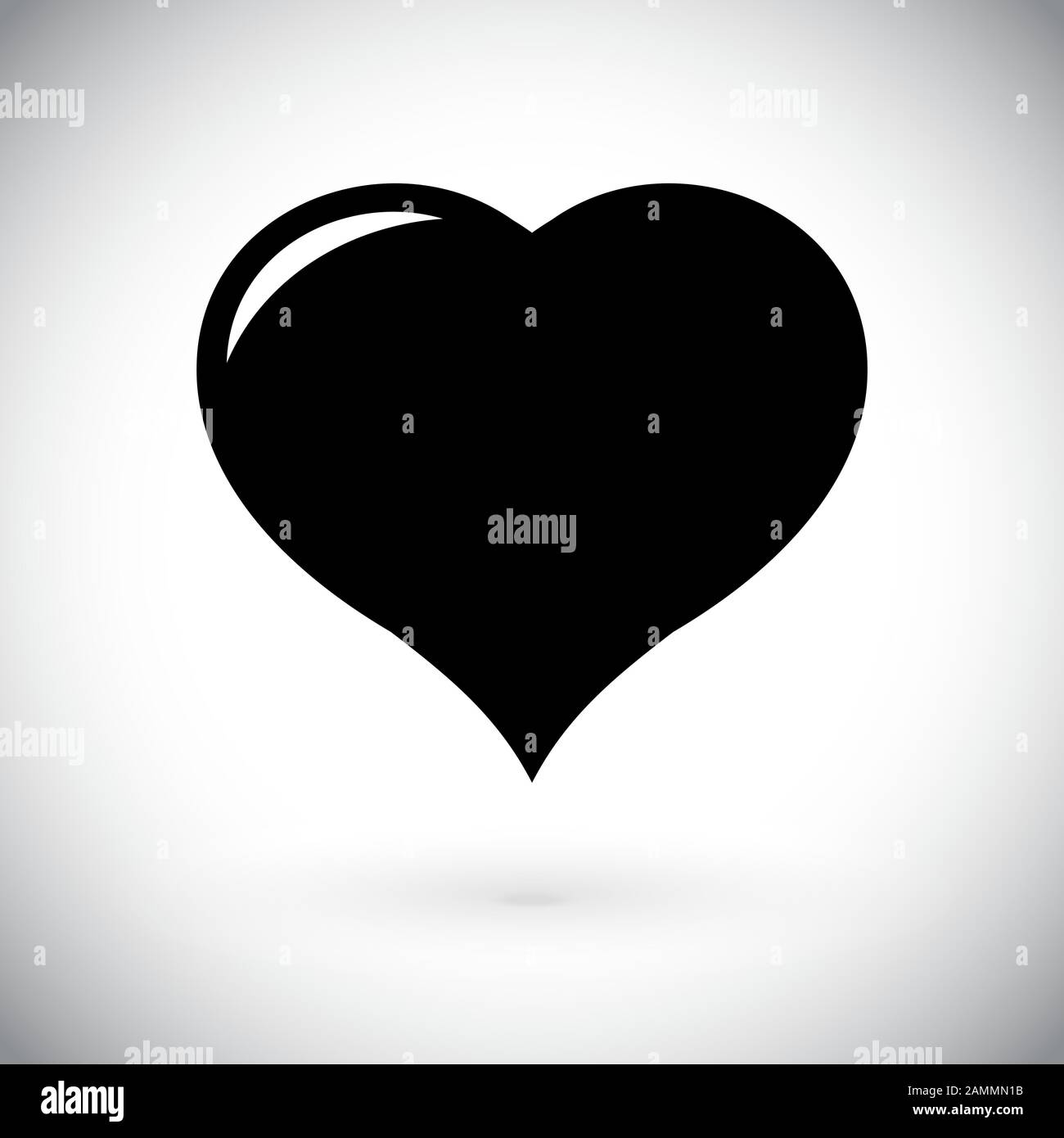 Cuore nero Immagini Vettoriali Stock - Alamy