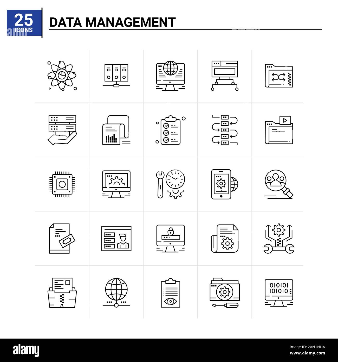 Gestione dati Immagini Vettoriali Stock - Alamy